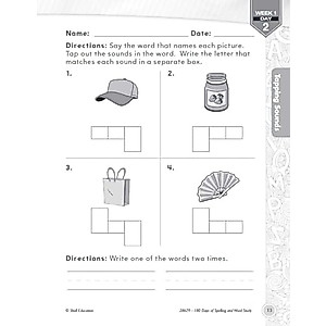 180 Days™: Reading, Vocabulary/Language for 1st Grade Practice Workbook for Classroom and Home, Cool and Fun Practice Created by Teachers (180 Days of Practice)