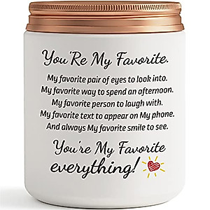 Gifts for Her Girlfriend Valentines Anniversary Birthday Gifts, Romantic Christmas Love Candle Gift for Him Boyfriend Wife Husband Women