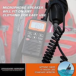 Standard STD-CMP460 Speaker/Mic for Most Standard Handheld VHF Radios