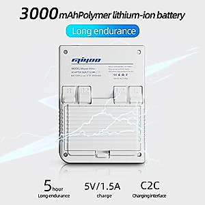 Miyoo Mini Plus Retro Handheld Game Console 3.5-inch IPS Screen with WiFi and 10000+ Games (Purple 128G)