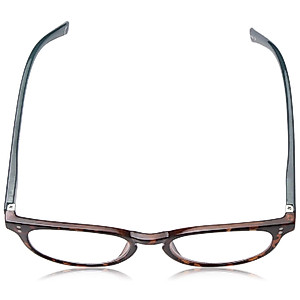 Foster Grant Women's Elodie Round Reading Glasses, Tortoise/Transparent, 59 mm + 3.25