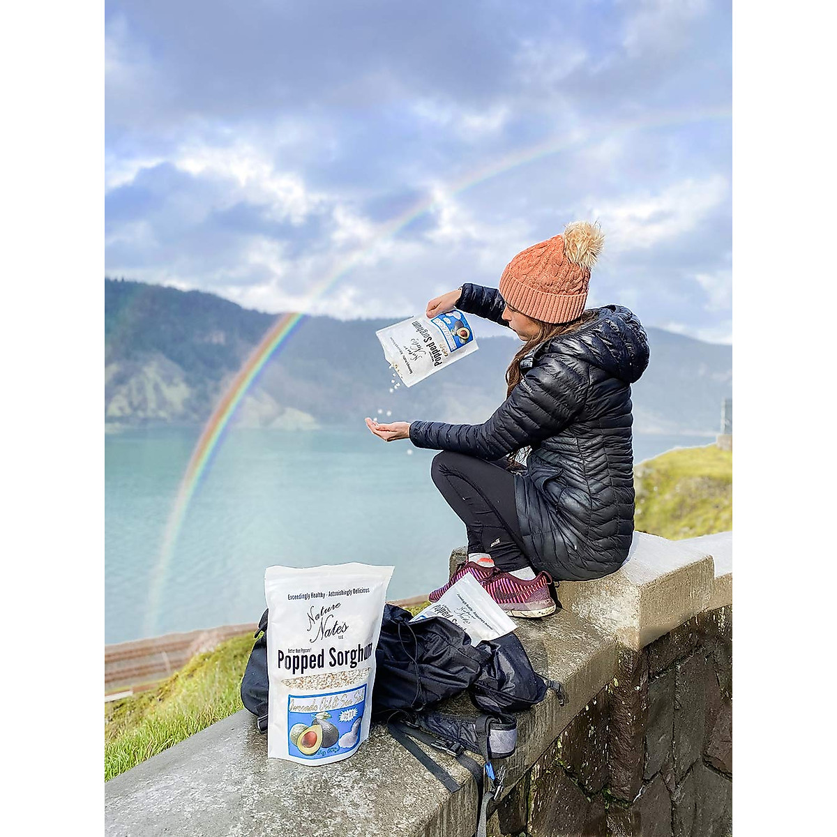 Nature Nate’s Popped Sorghum, Avocado Oil Sea Salt - Organic, Keto & Gluten Free, Whole 30, Healthy Snacks, Better Than Popcorn, Made in USA - 5 Ounce