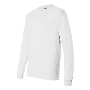 Hanes mens Essentials Long Sleeve T-shirt Value Pack (4-pack) fashion t shirts, White, X-Large US
