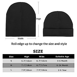 DRESHOW BQUBO 8 Pack Unisex Baby Beanie Hat Infant Baby Soft Cute Knit Cap Nursery Beanie