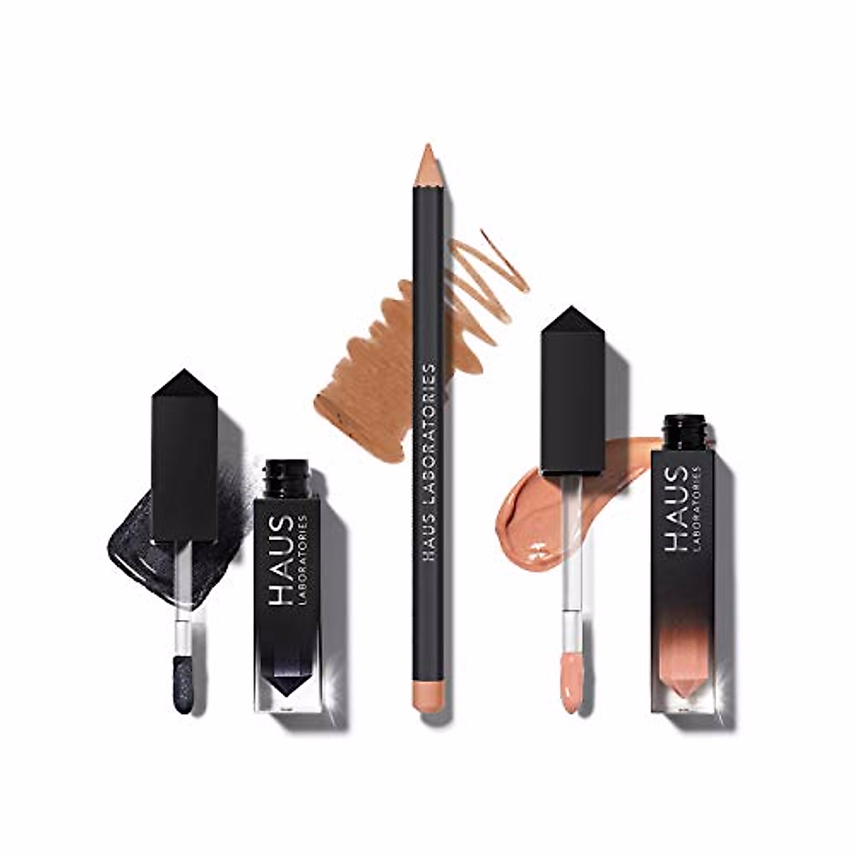 HAUS LABORATORIES HAUS of Collections. All-Over Color, Lip Gloss, Lip Liner, Haus of Chained Ballerina, 3 Piece Set