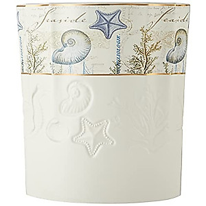 Avanti Linens - Waste Basket, Guest Bathroom Essentials, Nautical Home Decor (Antigua Collection)