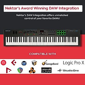 Nektar Impact LX88+ 88-Key USB MIDI Keyboard Controller