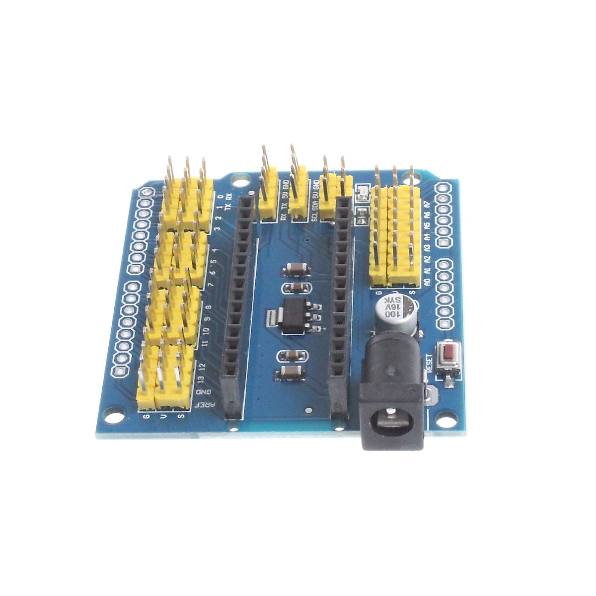 NOYITO Nano I O Expansion Sensor Shield Module for UNO R3 Nano V3.0 (Pack of 2)