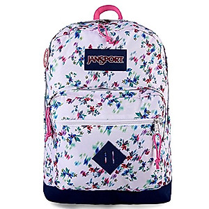 JanSport City Scout Laptop Backpack (Multi White Floral Haze)