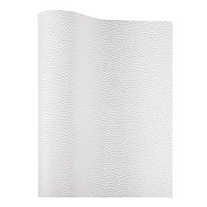 Picheng Solid Colored White Faux Leather Sheets PU Synthetic Leather Perfect for Craft DIY Handmade Jewelry Earrings Bow Making (White)