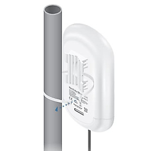 UBNT Networks NanoStation AC Loco Loco5AC-US 2 Pack Pre-Configured Loco5ac 5GHz 802.11ac airMAX Radio 450Mbps Wireless Bridge (2-Pack) with PoE POE-24-7W-G Included Ready to Install, White