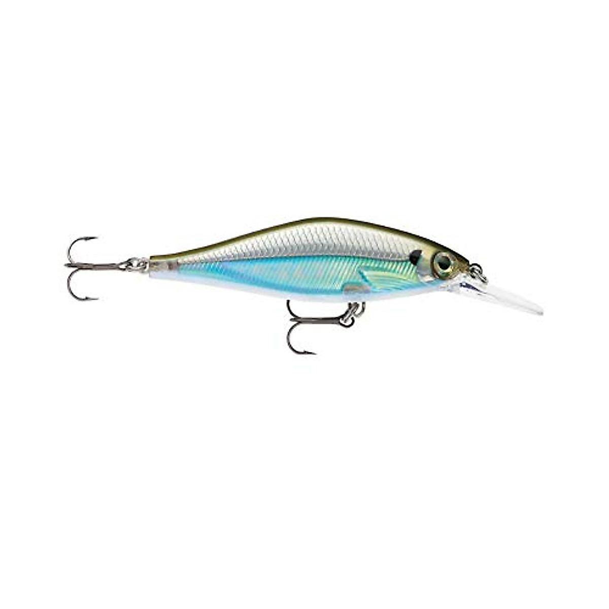 Rapala Shadow Rap Shad Deep Hard Bait Lure, Freshwater, Size 09, 3 1/2" Length, 5'-6' Depth, Moss Back Shiner, Package of 1, One Size, SDRSD09MBS