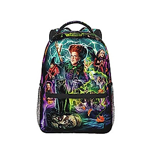 Halloween Backpack Lightweight Laptop Daypack, Cartoon Multifunctional For Boys & Girls, One Size