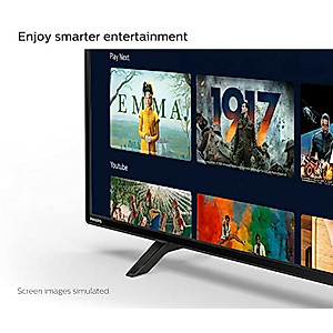 Ultra Parts TV Base Stand Legs Compatible with Philips TV Stand Legs sub for Philips 55" Class 4K Ultra HD Android Smart LED TV (55PFL5766/F6, 55PFL5766/F7, 55PFL5766/F7D), Screws Included
