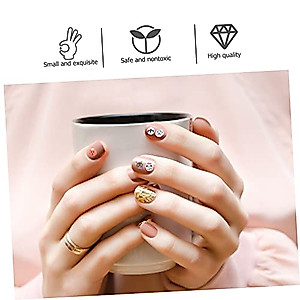 FRCOLOR 9 Boxes Nail Art Accessories Nail Decals for Nail Art Glitter Nail Polish Set Glitter Set Nail Glitter Nail Art Sequins Sparkle Nail Art Soft Pottery Polymer Clay Nail Sequins