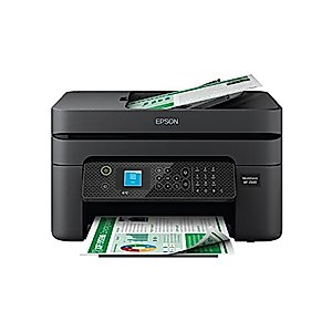 Epson Workforce WF-2930 Wireless All-in-One Printer with Scan, Copy, Fax, Auto Document Feeder, Automatic 2-Sided Printing and 1.4" Color Display,Black