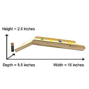 Alfie Pet - John Wood Ladder Platform for Mouse, Chinchilla, Rat, Gerbil and Dwarf Hamster