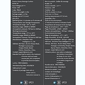 Boriwat Back Massager with Heat, Massagers for Neck and Back, 3D Kneading Massage Pillow for Back, Neck, Shoulder, Leg Pain Relief, Gifts for Men Women Mom Dad, Stress Relax at Home Office and Car