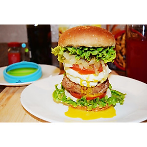 Silicone Egg Rings, Premium Nonstick Multicolored Cooking Ring Molds for Eggs, Pancakes, Mcmuffin Breakfast Sandwiches, English Muffins, Crumpets, and More (4-Pack)