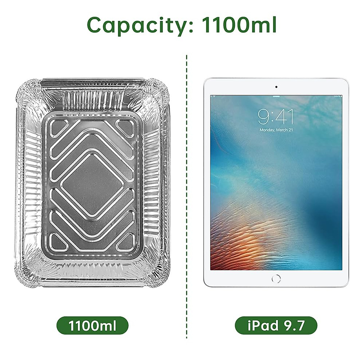 AKEROCK 50 PCS Christmas Cookie Tins with Lid, Foil Treat Containers for Holiday Gift Giving and Food Storage - Christmas Cookie Containers