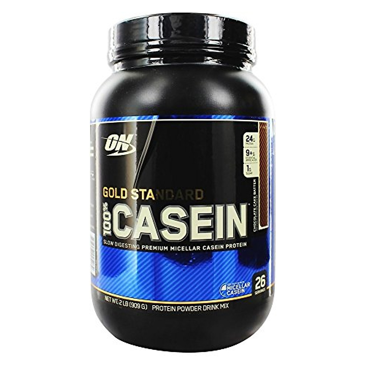 Optimum Nutrition Gold Standard 100% Casein Chocolate Cake Batter - 2 lbs