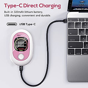 EMF Meter, Rechargeable Digital Electromagnetic Magnetic Electric Radio Frequency Field Detector Hand-held Digital LCD EMF Detector, Great Tester for Home EMF Inspections, Office, Outdoor (RD600)