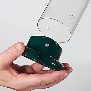 Woodlink NATUBE9 Audubon Plastic 8 Port Thistle Finch Feeder, Green, 15-Inch