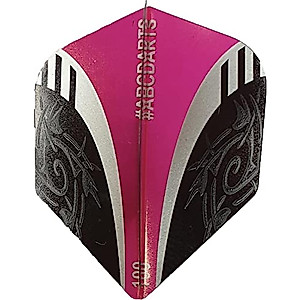 abcdarts Unisex - Adult Page3 Erotic Dart Flights, Black, Rose, Blue, Classic