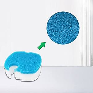 Aillsa Replacement Canister Filter Pads Compatible with SUNSUN HW-304B/404B/704B/3000 CF500 Generic Filter Floss fits Aquarium Filter Media Canister Filter