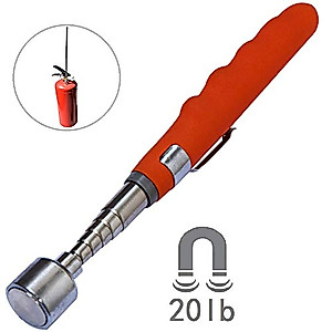 Telescoping Magnetic Pick Up Tool Extendable 31" 20 lb Telescopic Magnet Stick Useful for Hard-to-Reach,Sink Drains Mechanic Automotive Gifts for Men Women Husband Birthday Father's Day,Christmas