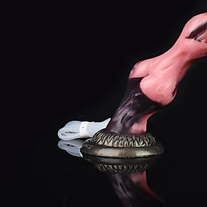 8 inch Realistic Monster Dildo, Silicone Horse Dildo with Strong Suction Cup, Fantasy Dragon Dildo Dog Knot Dildo for Women, Anal Plug Anal Dildo for Men Gay, Adult Sex Toy for Women Men