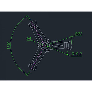 Microheli PLA 3D Printed Swashplate Leveler (YL) - Blade Infusion 180