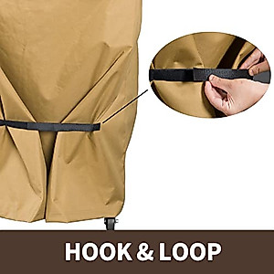 Outdoor Patio Furniture Grill Cover 58 Inch, 58" Wx24 Dx48 H, Golden Horn