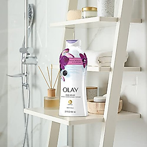 Olay Fresh Outlast Soothing Orchid & Black Currant Body Wash 22 oz, (4 Count)
