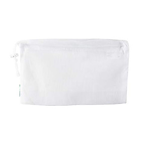 Kitchen Details 3 Pack Reusable Cotton Mesh Produce Bags | Green Living | Drawstring | Fruit and Vegetable Bags & Organizers | Good for Grocery Shopping | White
