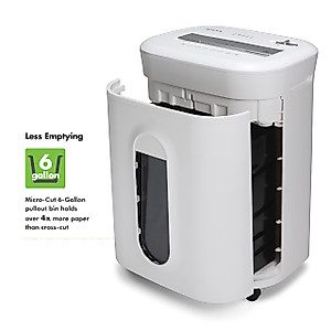 Aurora Professional Grade 10-Sheet High Security Micro-Cut Paper and Credit Card Shredder/ 60 Minutes/Security Level P-5, White