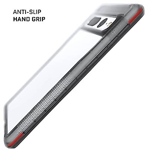 Ghostek COVERT Pixel 7 Pro Case Clear with Ultra Thin Design and Non-Slip Grip Bumper Supports Wireless Charging Shockproof Protective Phone Covers Designed for 2022 Google Pixel 7 Pro (6.7in) (Smoke)