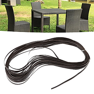 Wicker Repair Kit, Easy To Use High Strength Wicker Furniture Repair Replacement Durable for Patio Chair Double Sided Dark Brown
