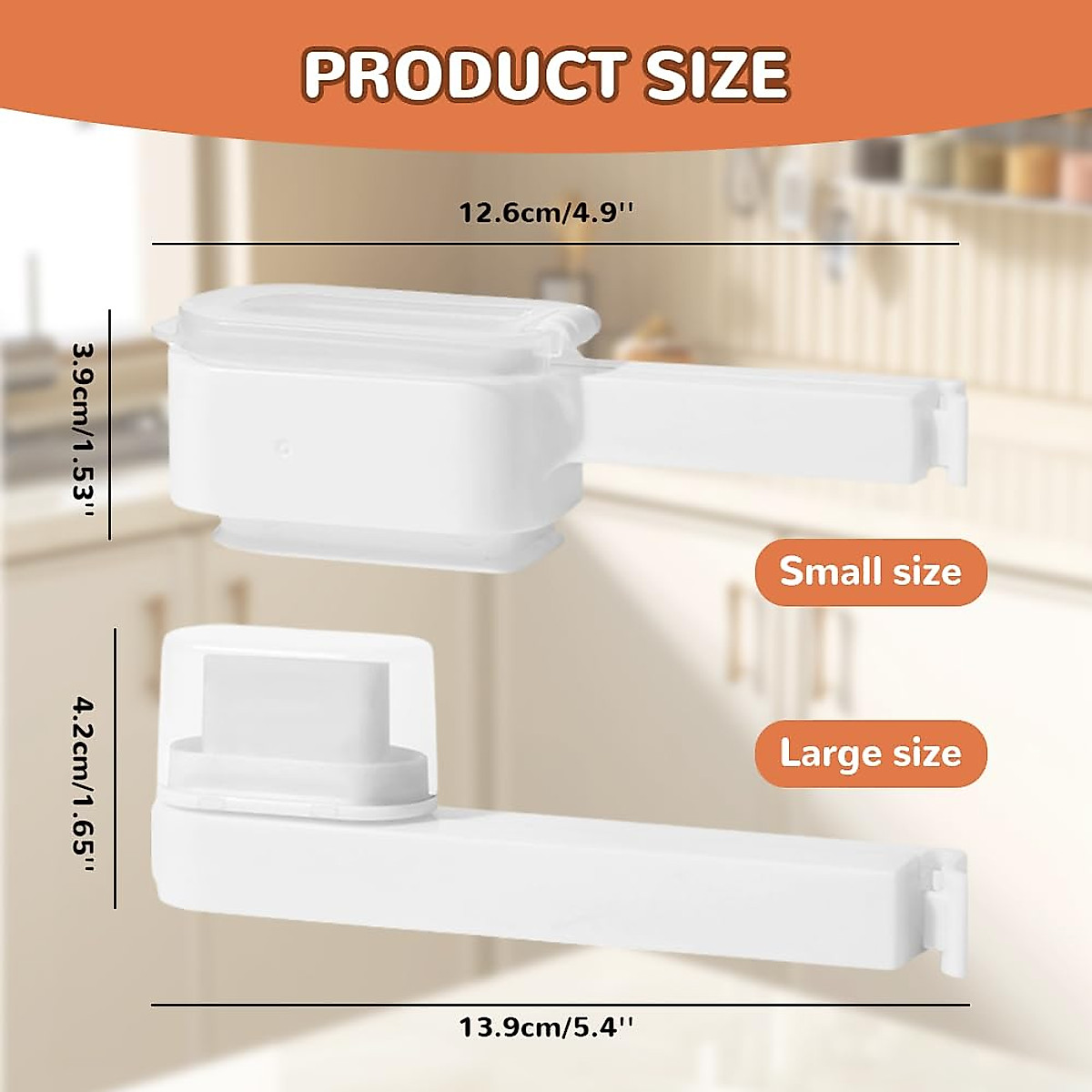 Food Bag Sealing Clip with Pour Spout, 2025 New Bag Clips with Pour Spout Seal and Pour Bag Clip, Upgrade Plastic Cap Sealer Clips Food Storage Organizer for Home Kitchen (A1#Small, 2PCS)