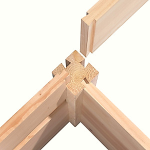 Greenes Fence Miracle-GRO Cedar Raised Garden Bed, 16" x 48" x 5.5" - Made in USA with North American Cedar