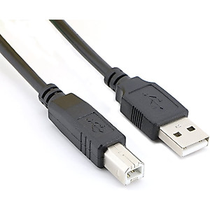DIGITMON 15 Feet High-Speed USB 2.0 Printer Cable A to B for Epson FX-890