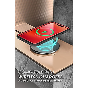 SUPCASE for iPhone 13 Case with Stand & Belt-Clip (Unicorn Beetle Pro), [Built-in Screen Protector] [Military-Grade Drop Protection] Heavy Duty Rugged Kickstand Phone Case for iPhone 13, Ruddy