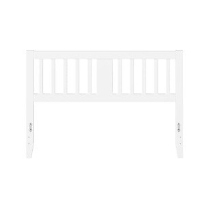 AFI Tahoe Queen Headboard with USB Turbo Charger in White