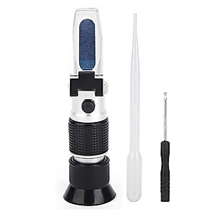 Brix Refractometer,Honey Refractometer,Refractometer Maple Syrup 0-90% for Measuring Sugar Content in Fruit, Honey, Maple Syrup and Other Sugary Drink