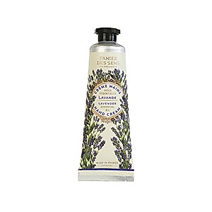 Panier des Sens Lavender Hand cream for dry cracked hands with Olive oil & Shea Butter, Hand lotion - Made in France 97% natural - 1Floz/30ml
