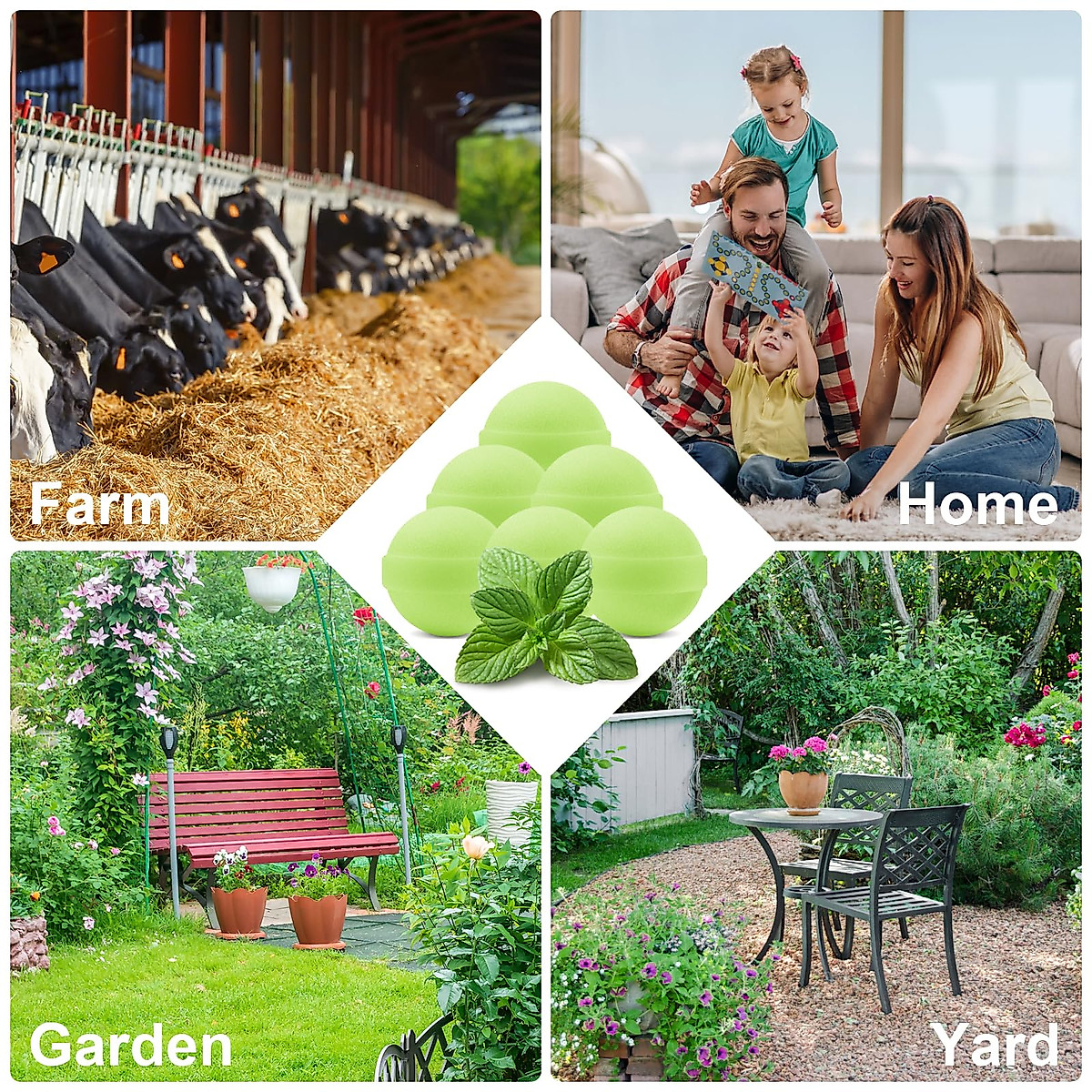 Lousye 12 Pack Snake Repellent for Yard Powerful, Snake Away Repellent for Outdoors, Moth Balls for Snakes, Pet Safe Snake be Gone for Lawn Garden Camping Fishing Home to Repels Snakes and Other Pests