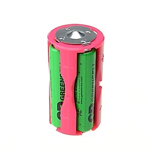 DSLRKIT 4AAA(LR03) to C Size Parallel Battery Adapter Holder (Pack of 4)