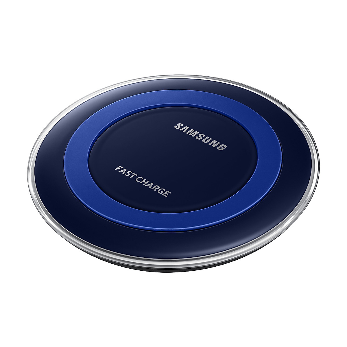 SAMSUNG Qi Certified Fast Charge Wireless Charger Pad (Special Edition) - US Version - Black/Blue