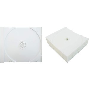 10 Solid White Colored Replacement CD Trays / Inserts for CD Jewel Boxes! #CDIR80SW- Fits any standard size 10mm Jewel Box!