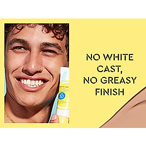 Bliss Block Star Tinted Face Sunscreen SPF 30-1.4 fl oz. - 100% Mineral Broad Spectrum Sunscreen With Zinc Oxide & Titanium Dioxide - Non Greasy Invisible finish